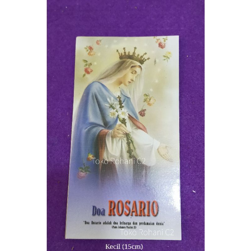 Jual Lembar Doa Rosario - Lembaran Doa Rosario - Kartu Doa Rosario - Doa Rosario | Shopee Indonesia