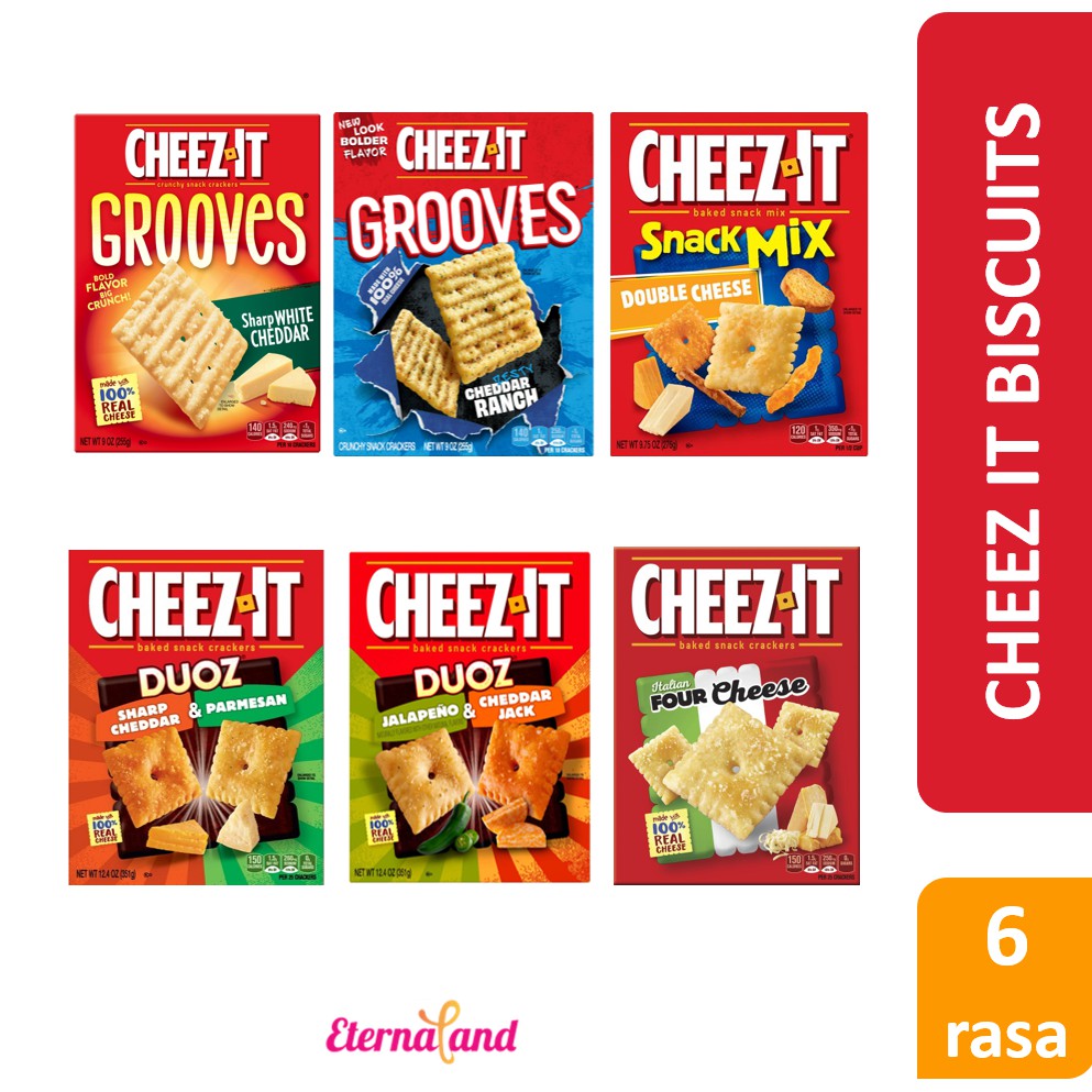 Jual Cheez It Biscuits All Variant - biskuit impor aneka rasa | Shopee ...