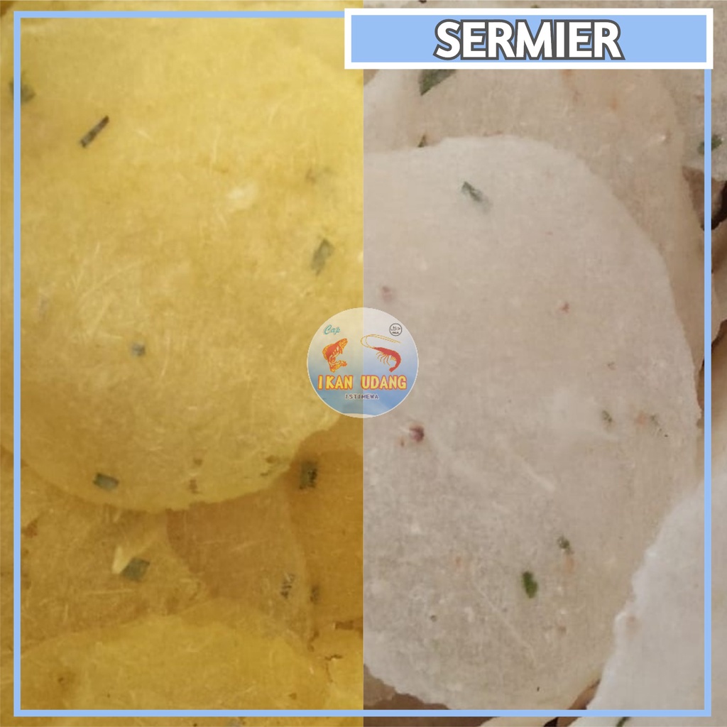 Jual [ 500g ] Kerupuk / Krupuk Mentah / Krecek Sermier Samiler Putih ...