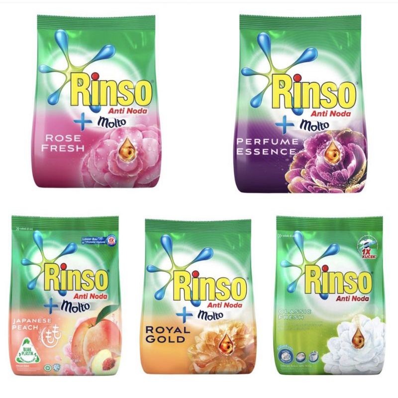 Jual Rinso Deterjen Bubuk 770gr All Variant | Shopee Indonesia