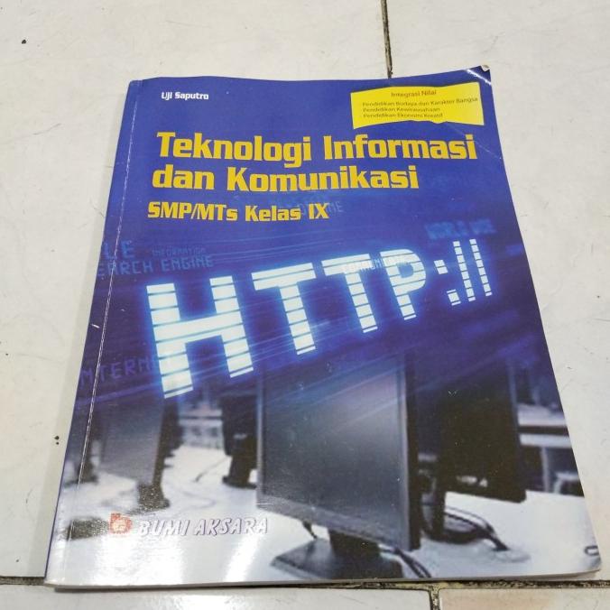 Jual BUKU TEKNOLOGI INFORMASI DAN KOMUNIKASI KELAS 9 SMP 3 bumi aksara bryan-sh00 Ayo Order ...