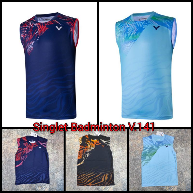 Jual Singlet Badminton, atasan singlet bulutangkis V 141 | Shopee Indonesia