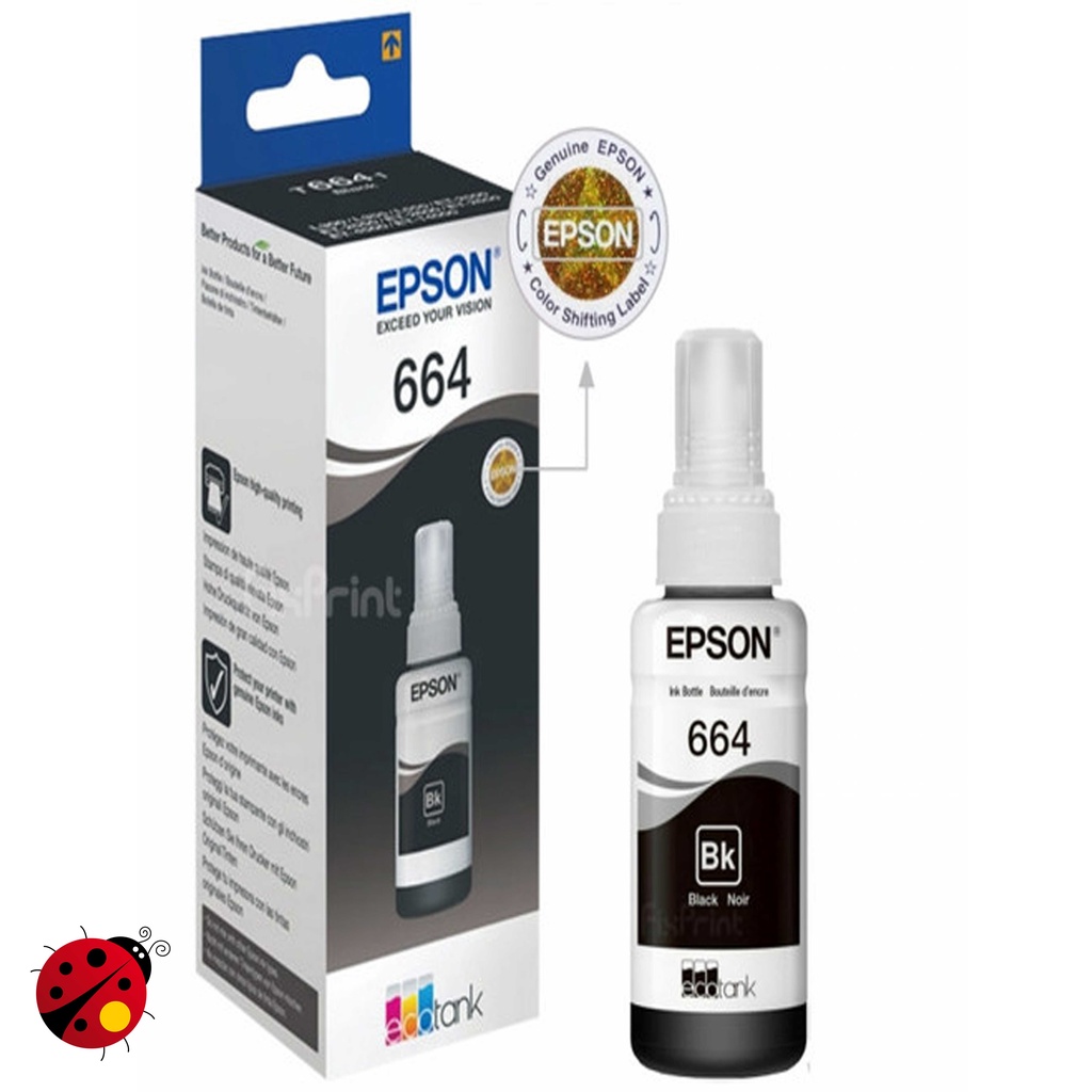 Jual TINTA 664 ORIGINAL - BLACK | Shopee Indonesia