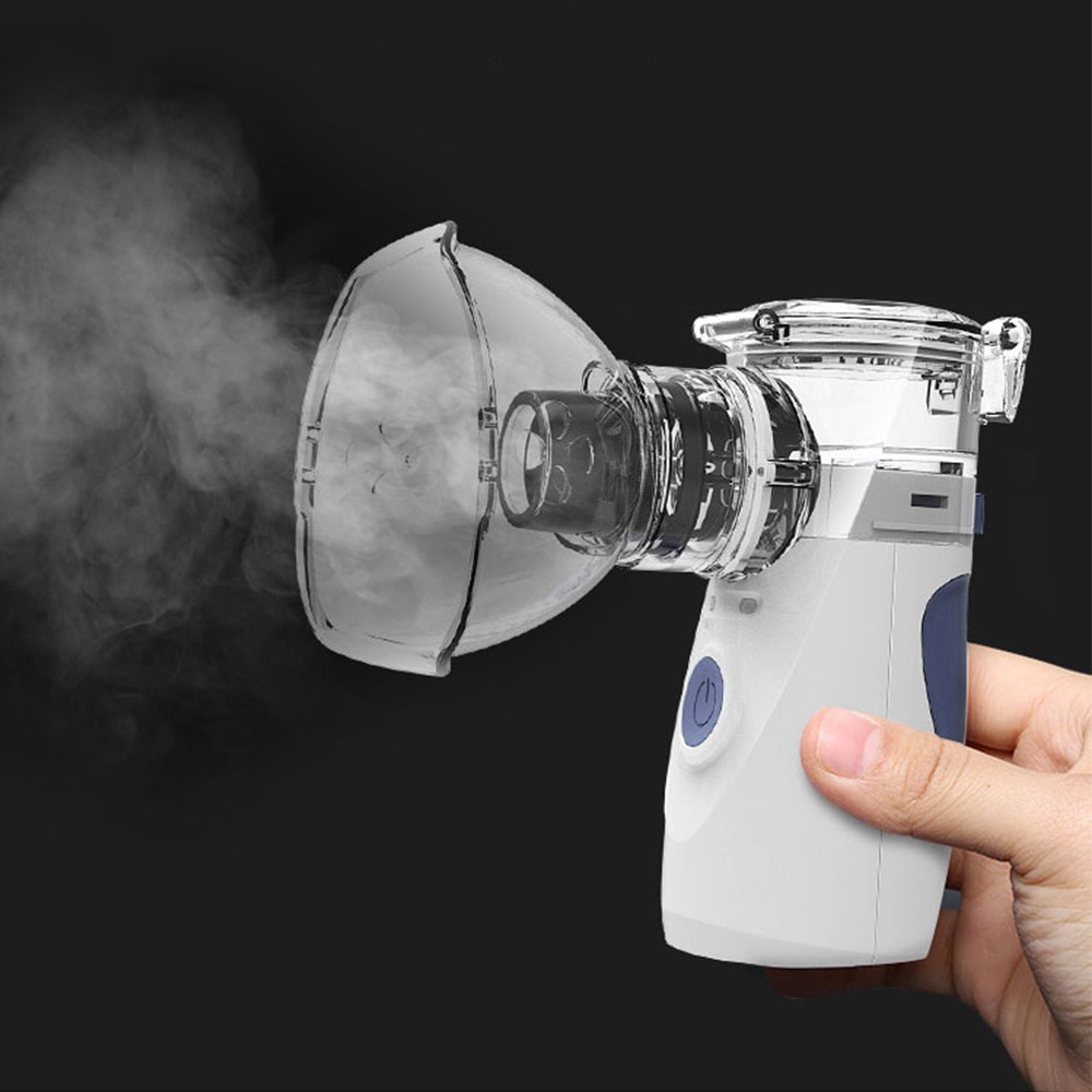 Jual PREORDER Portable Nebulizer Machine Asthma Inhaler Steam ...