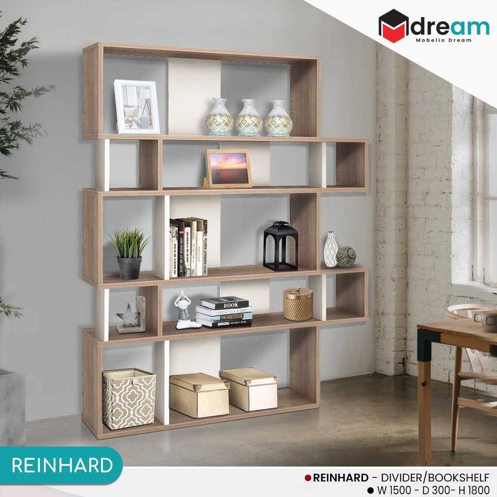 Jual Unit Rak Hias Buku Partisi Pembatas Ruangan Modern Minimalis ...