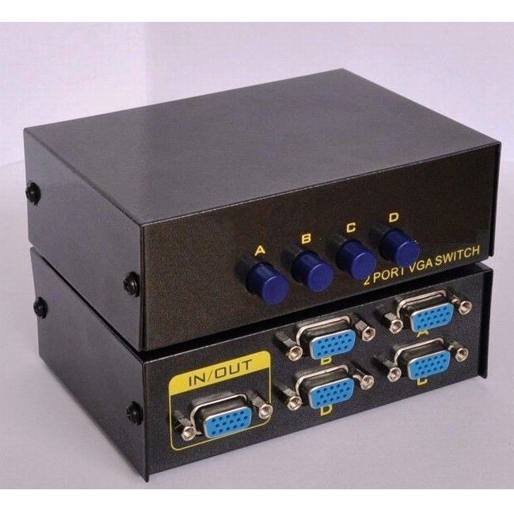 Jual VGA SWITCH 4 PORT / SWITCHER VGA (4 INPUT 1 OUTPUT) | Shopee Indonesia
