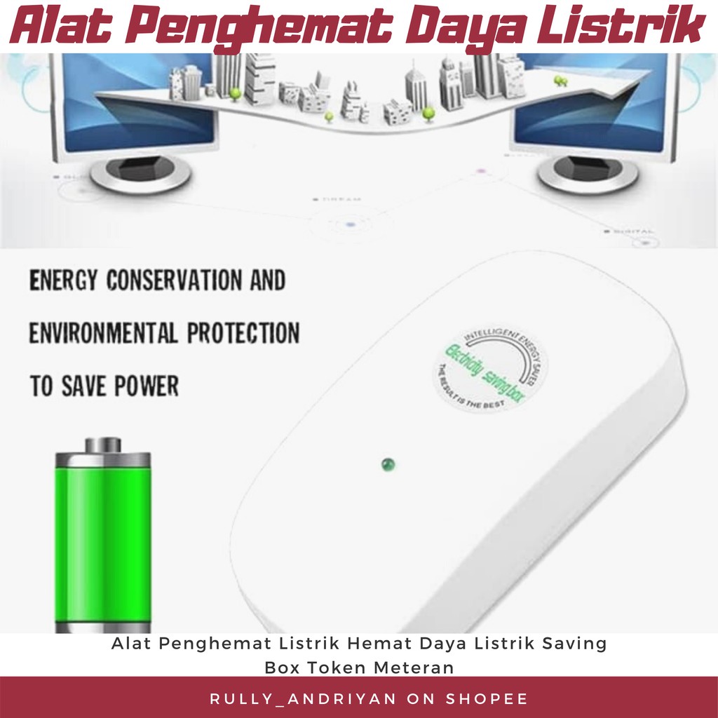 Jual ALAT PENGHEMAT LISTRIK PENGHEMAT DAYA LISTRIK SAVING BOX TOKEN ...