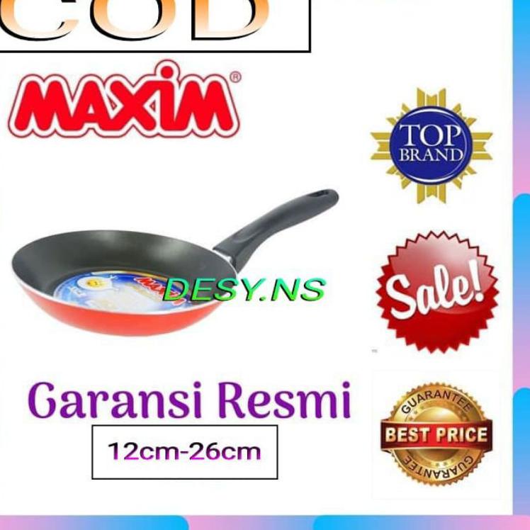 Jual TEFLON MAXIM VALENTINO 12-26CM/FRYPAN MAXIM VALENTINO 12-26 CM ...