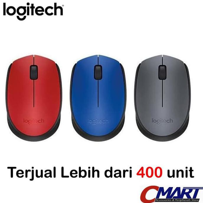 Jual Logitech M171 Wireless Mouse - Biru | Shopee Indonesia