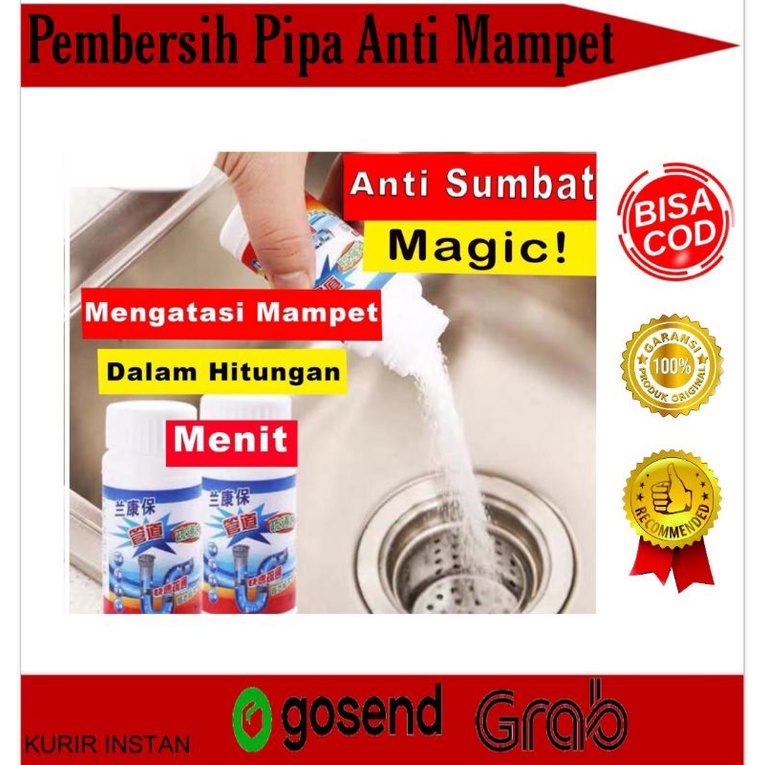 Jual Serbuk Bubuk Obat Anti Mampet / Obat Anti Sumbat WC Kloset dan ...