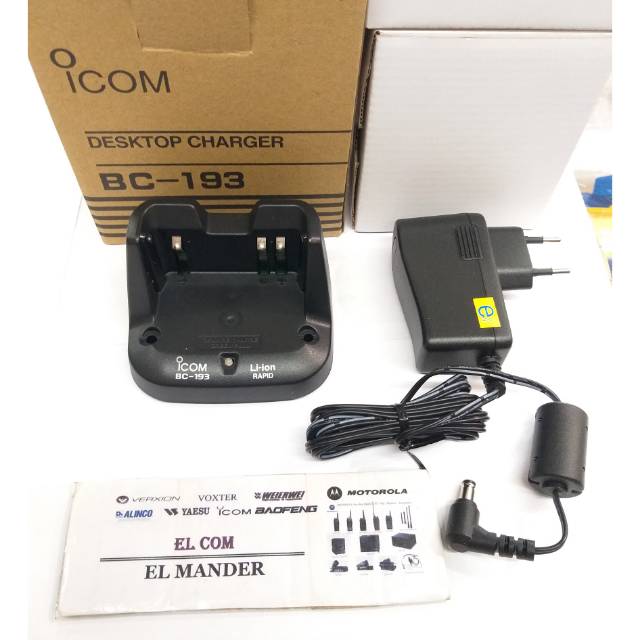 Jual CHARGER HT ICOM IC V80 ORIGINAL BC 193 - CHARGER ORIGINAL BC 193 ...