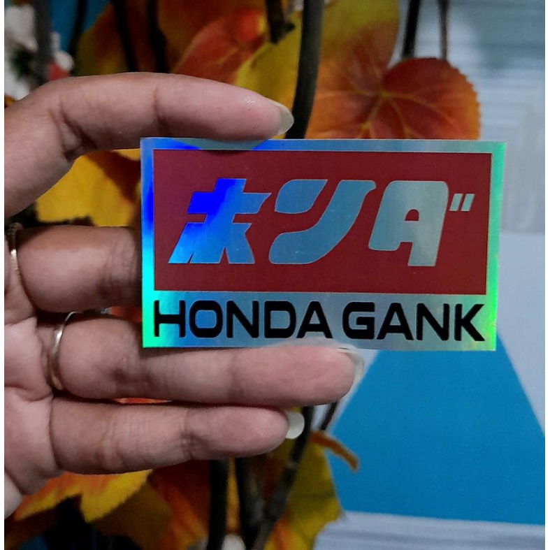 Jual STICKER HOLOGRAM HONDA GANK MOTOR HEREX CB GL TIGER HONDA -DP ...