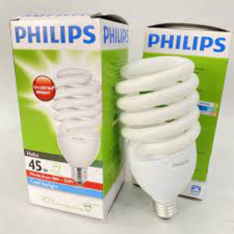 Jual PHILIPS TORNADO HELIX 35W 45W 55W PUTIH E27 6500K SPIRAL 35 watt 45 Watt 55 watt | Shopee ...