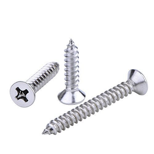 Jual Sekrup / Tapping Screw FH 6 X 5/8" Stainless Steel (10 Pcs) | Shopee Indonesia