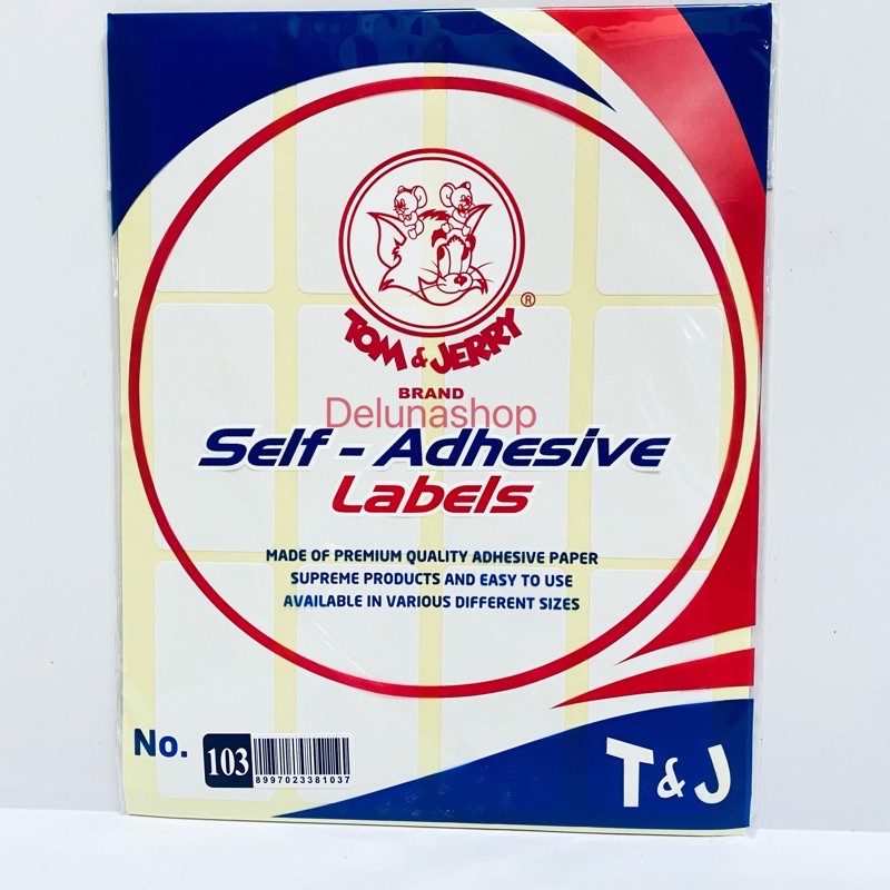 Jual Tom & Jerry Label 112, 103 Sticker kertas Label undangan nama ...