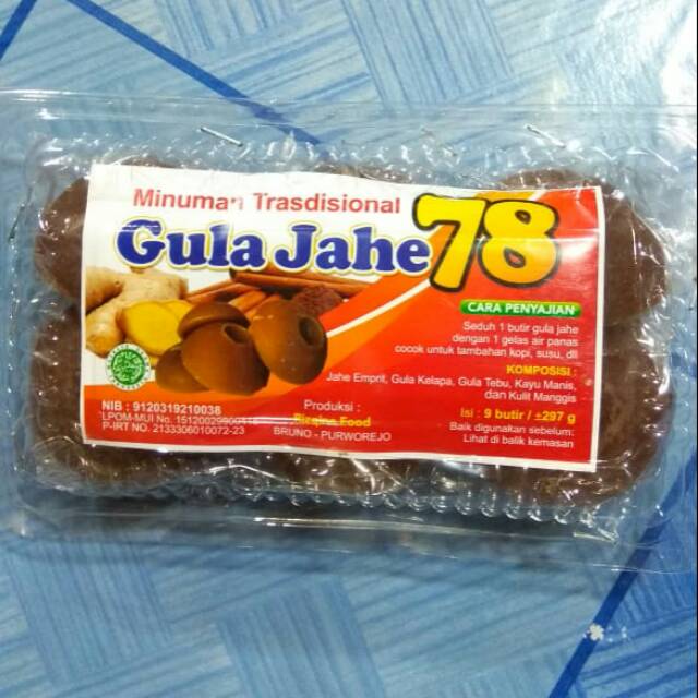 Jual GULA JAHE MERK 78 KHAS PURWOREJO | Shopee Indonesia