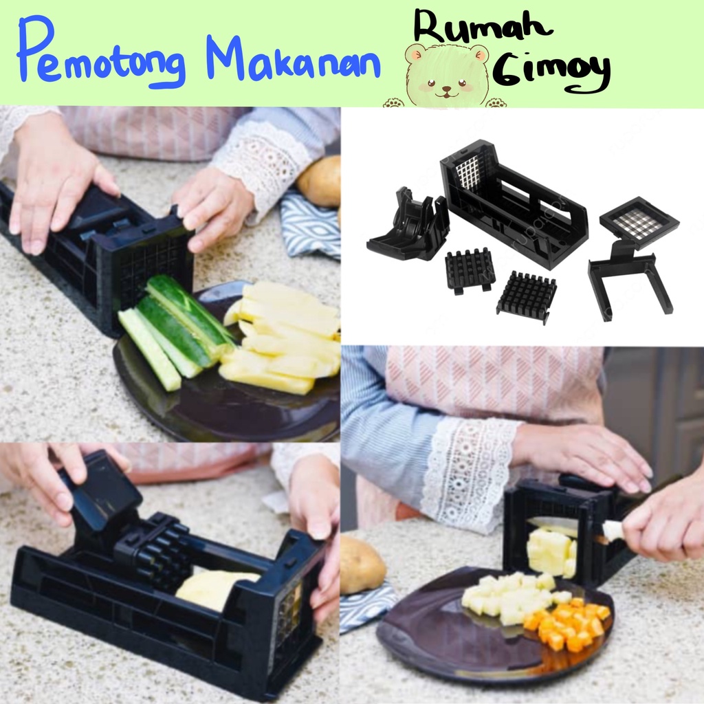 Jual Alat Pemotong Makanan Sayur Buah Food Dicer Food Cutter | Shopee ...