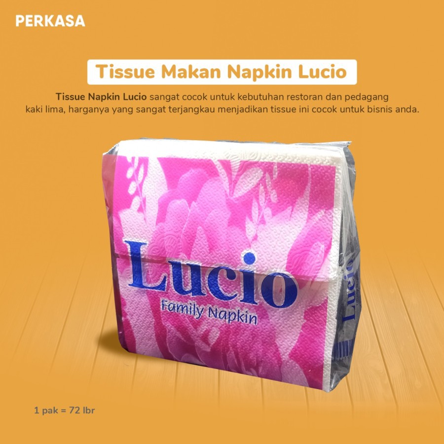 Jual Tissue Makan Napkin Lucio / Tisu Sendok Garpu Makan Dapur Termurah ...