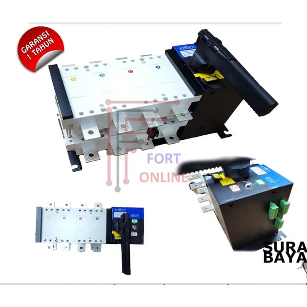Jual Cos motorized ATS 160A 4P Change Over Switch motor Panel ATyS MERK FORT | Shopee Indonesia