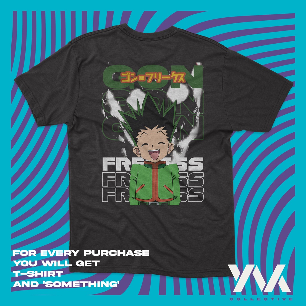 Jual GON FREECSS HUNTERXHUNTER | T-Shirt Kaos Anime Manga Merchandise ...