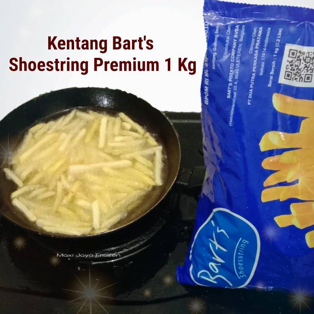 Jual Kentang Goreng Premium Shoestring Import 1 Kg Bart 's Halal Lezat ...