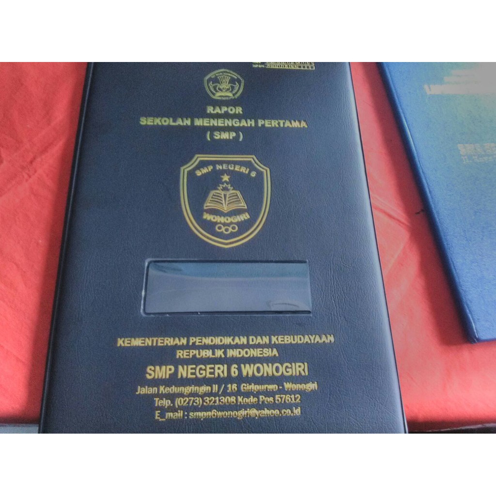Jual Map Rapot Kurtilas / Map Ijazah Sekolah SD/SMP/SMA isi 2 Lembar ...