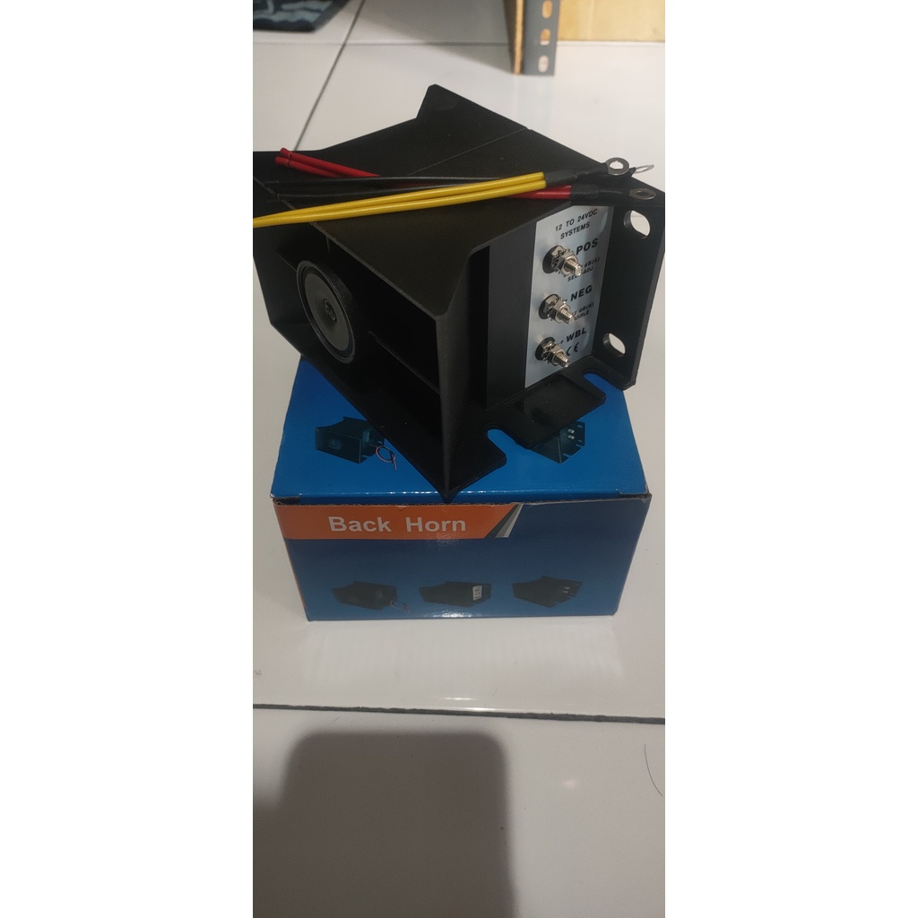 Jual klakson atret / Back Horn / Alarm Mundur Truk 3 suara 12V 24V ...