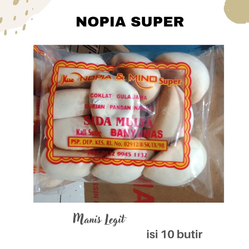 Jual NOPIA SUPER Isi 10 pcs | KHAS BANYUMAS | HARGA TERJANGKAU | FREE ...