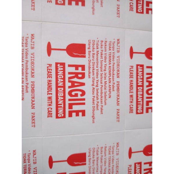 Jual stiker fragile | Shopee Indonesia