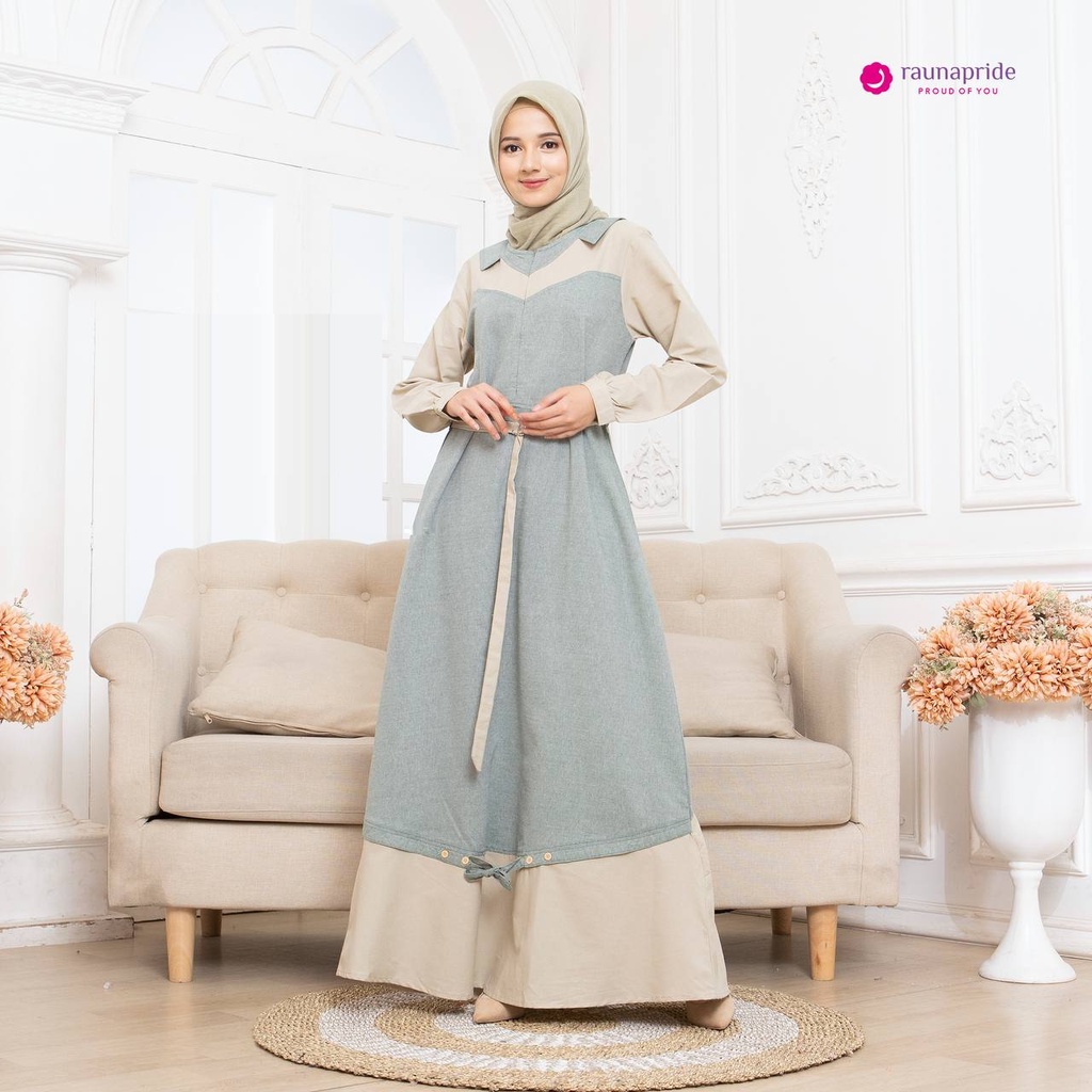 Jual BAJU GAMIS RAUNA TERBARU / GAMIS MUSLIMAH BARU / RAUNA PRIDE PROMO ...