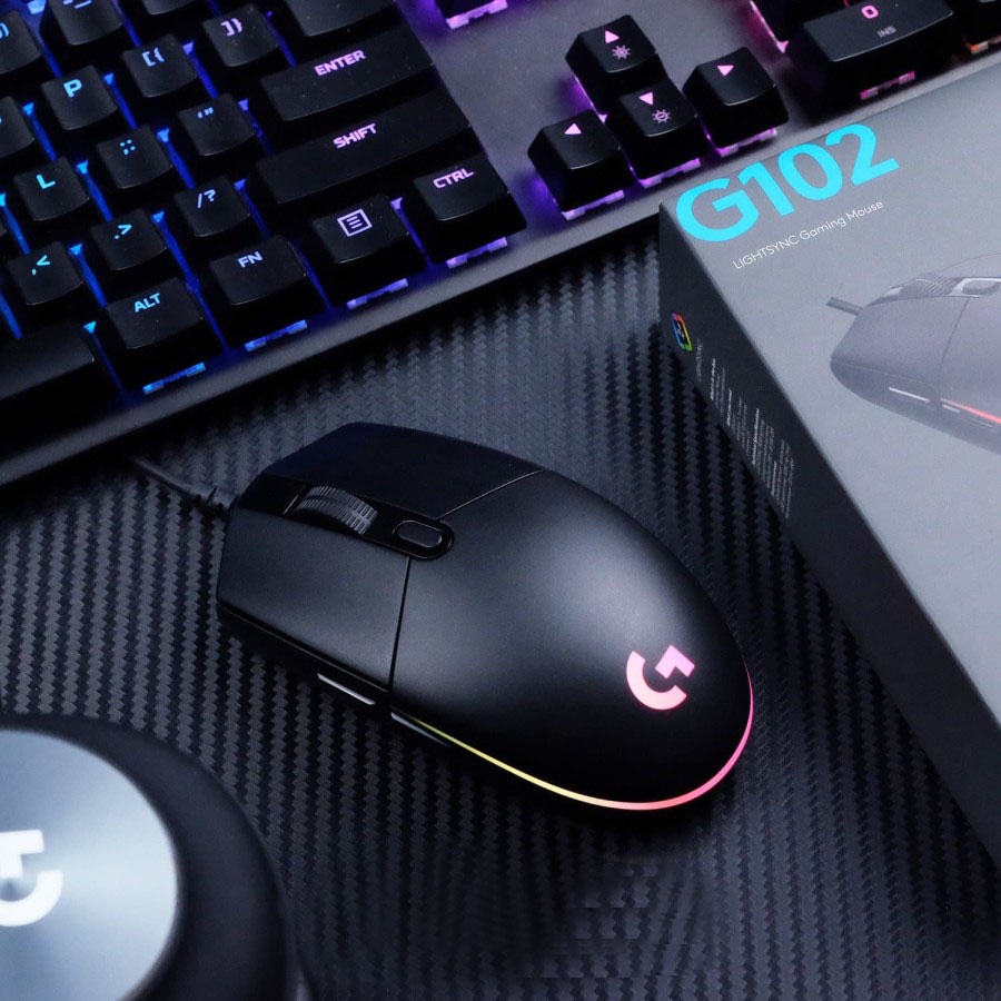 Jual Mouse Gaming Logitech G102 LIGHTSYNC - Black | Shopee Indonesia