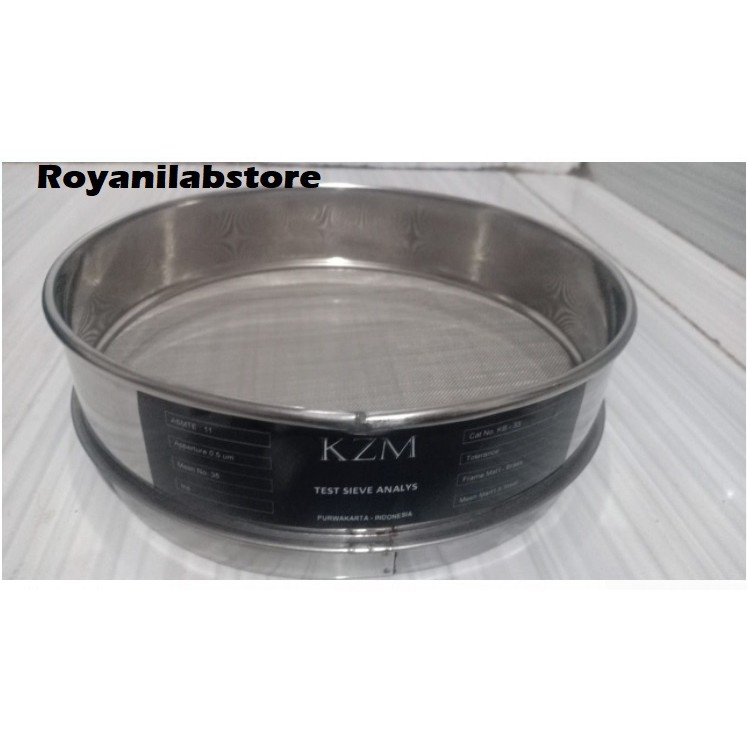 Jual Sieve Test Mesh 35 (500 um) Sieve Ayakan Stainless mesh 35 ( 0.5 ...