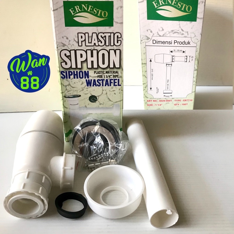 Jual Sifon wastafel botol Plastik Ernesto/Avur/ukuran pipa 1 1/4 inch ...