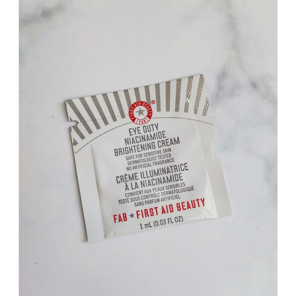 Jual First Aid Beauty FAB Eye Duty Niacinamide Brightening Cream 1ml ...