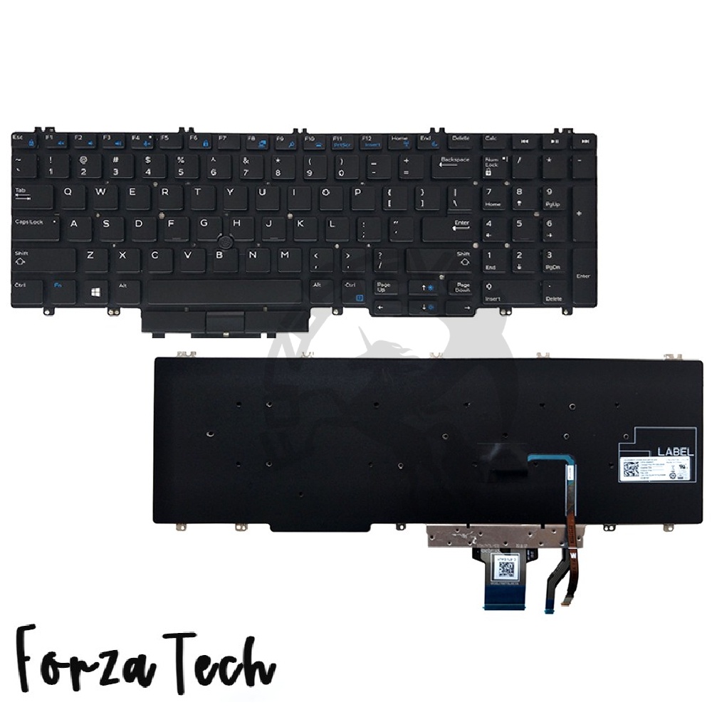 Jual Keyboard Laptop For DELL Precision 15 7530 7540 M7530 E7530 ...