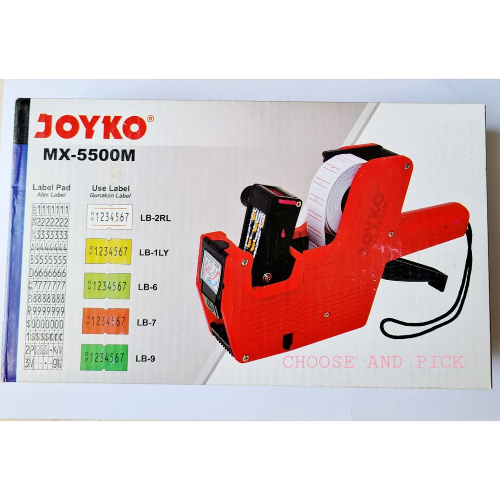 Jual Tembakan Label Harga Joyko MX 5500M / Tembakan Stiker Harga Merk ...