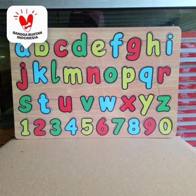 Jual PUZZLE / PUZLE / PAZEL KAYU MDF BELAJAR ABJAD, HURUF | Shopee ...