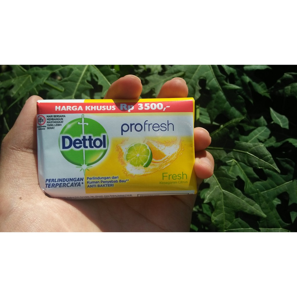 Jual Sabun Mandi Batang Dettol Profresh Fresh | Lasting Fresh | Kuning ...