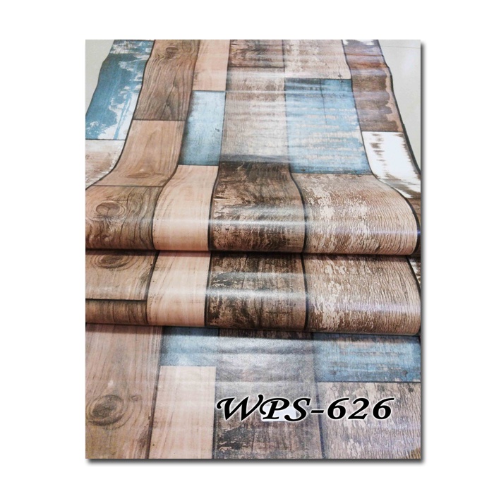 Jual WPSBGS WPS626 WOOD BOARD PAPAN KAYU WALLPAPER STICKER WAL PAPER ...