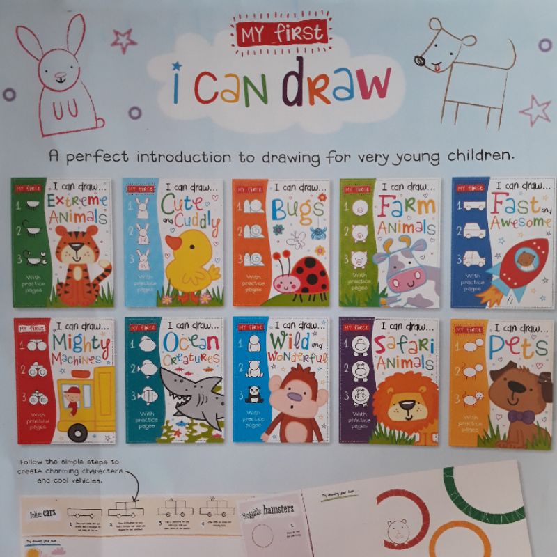 Jual My First I CAN DRAW SC Drawing Art Practice Introduction Children ...