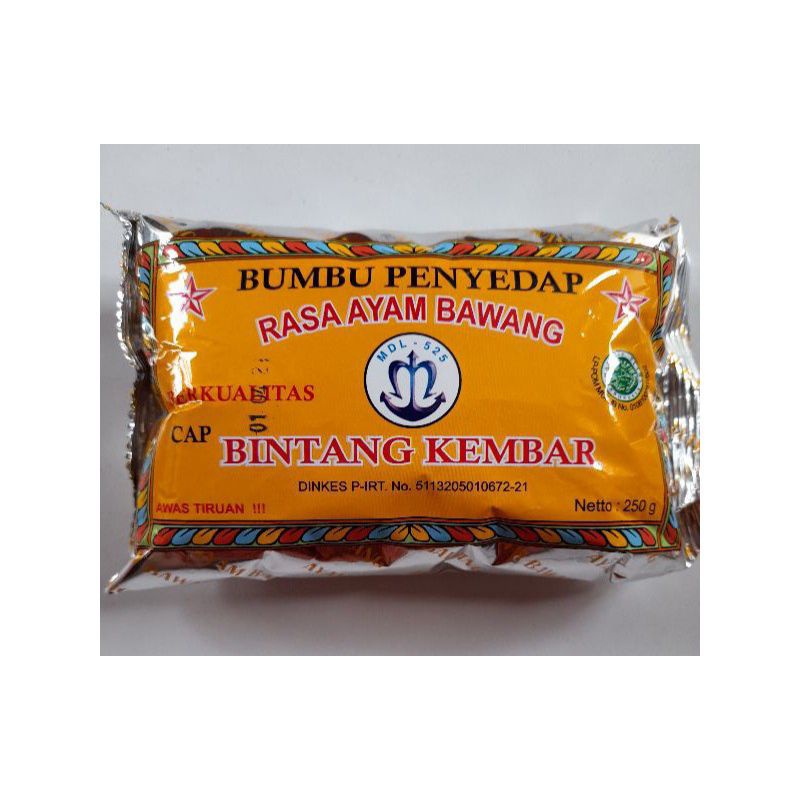 Jual Bintang Kembar 250 gram Bumbu Atom Bulan Bubuk Rasa Ayam Bawang ...