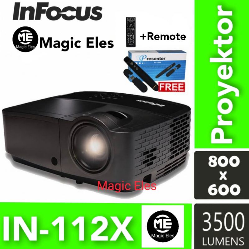 Jual Proyektor Infocus IN112X 3500 Lumens Projector IN 112X | Shopee ...