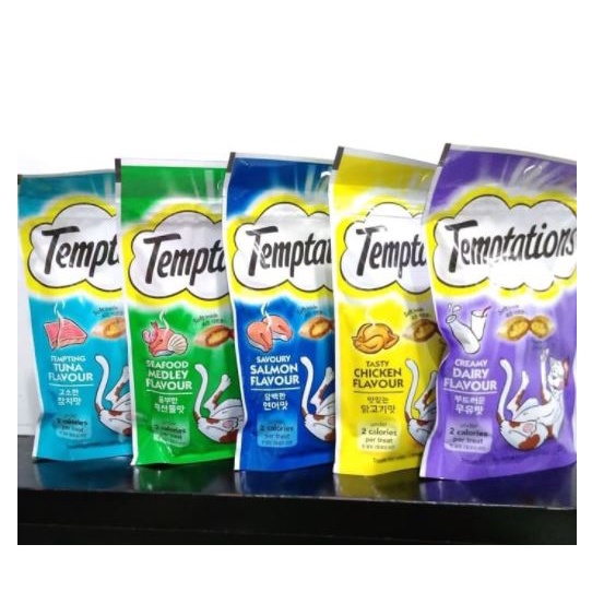 Jual Temptations 85GR Temptation Snack Kering Creamy Kucing Cat Kitten ...