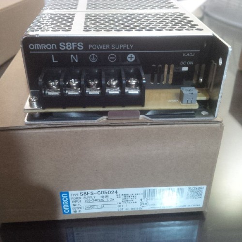 Jual PERTUKANGAN PERLENGKAPAN LISTRIK POWER SUPPLY S8FS - C05024 OMRON ( OUTPUT 24V DC 2.2A ...