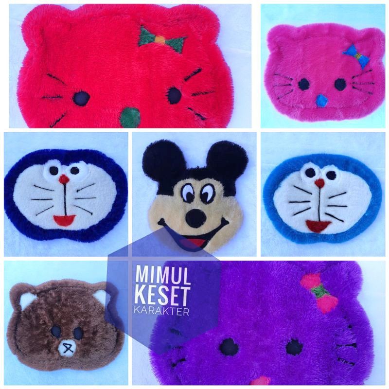 Jual Mimul Kesed Keset Karakter busa bulu Rasfur | busa 3cm Kamar ...