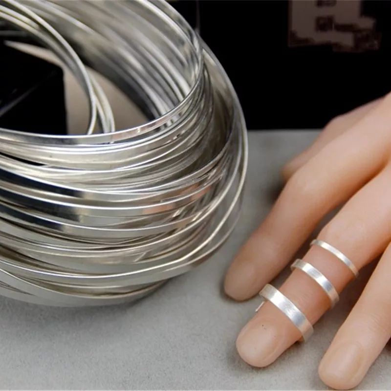 Jual [Pure Silver Sheet] 1.0mm 1.3mm 2.0mm/10CM Plat Silver Perak Murni ...