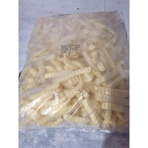 Jual kentang crinkle cut 2,5kg | Shopee Indonesia