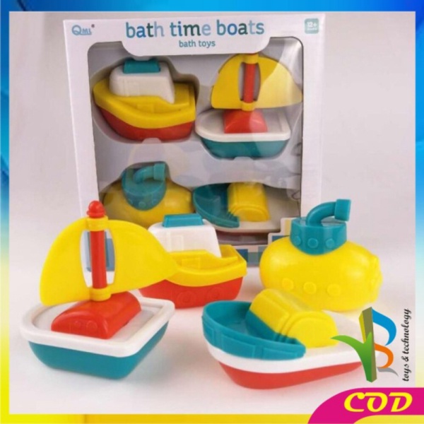 Jual Unik RB-M171 Mainan Mandi Anak Kapal 4IN1 Mainan Kapal Selam Speed ...