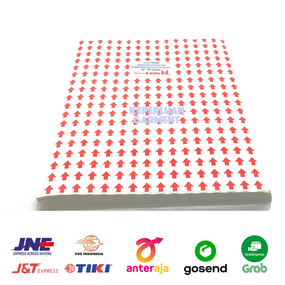 Jual Sticker Panah / Sticker Label Panah 1cm Merek Blitz | Shopee Indonesia