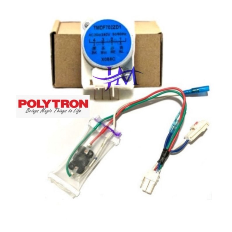 Jual Timer defrost bimetal fuse kulkas Polytron 2 pintu 1 set | Shopee ...